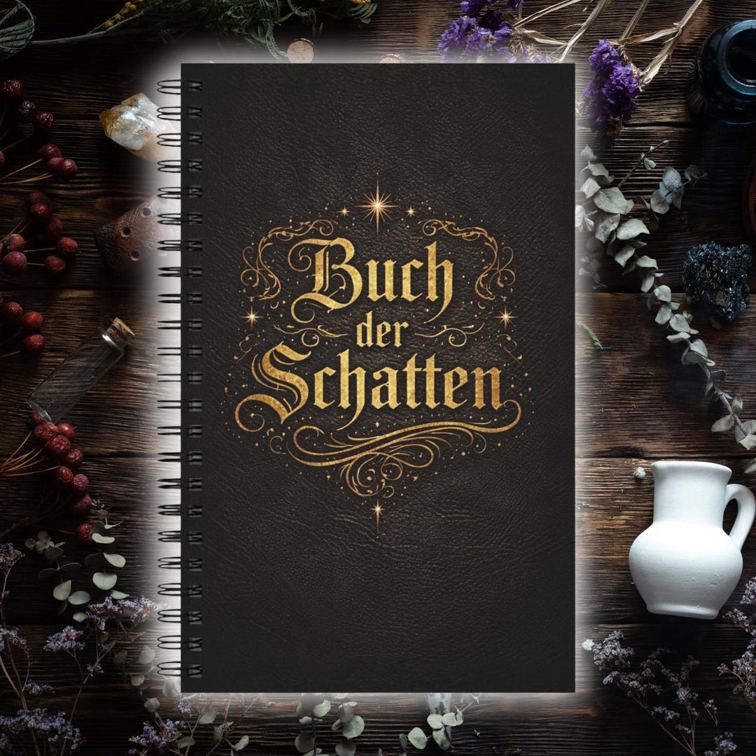 Book of Shadows Notebook - the Book of Shadows Blank With Spiral ...