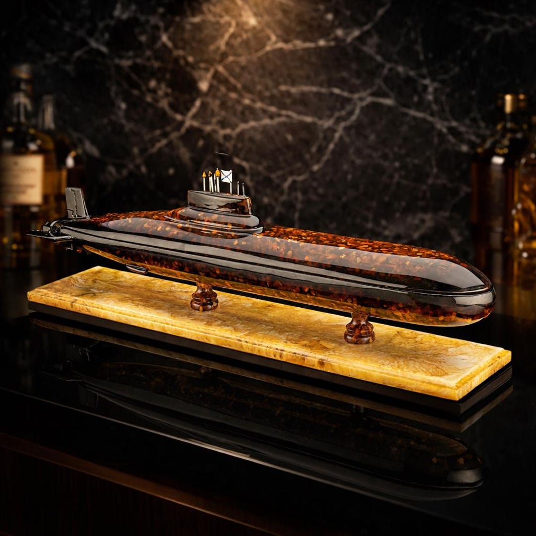 Amber Bar Submarine , Baltic Amber Decorative Bar, Luxury Home Bar ...