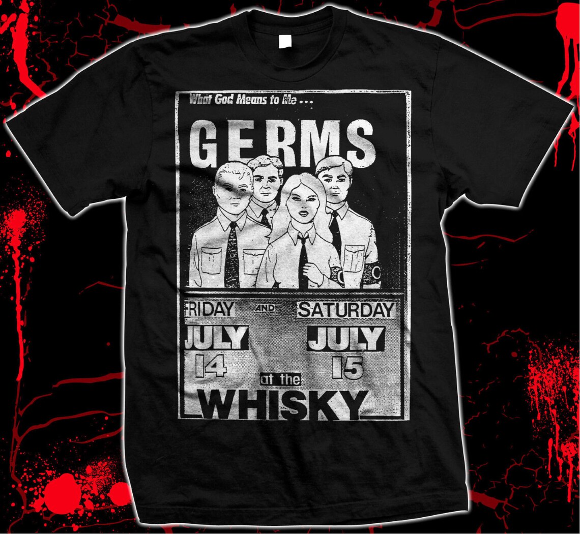 The Germs Whiskey Flyer Darby Crash Pre-shrunk Hand - Etsy
