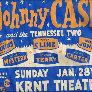Johnny & June Carter Cash Tour - Patsy Cline - George Jones - T-shirt ...