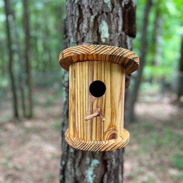 Round Birdhouse - Etsy