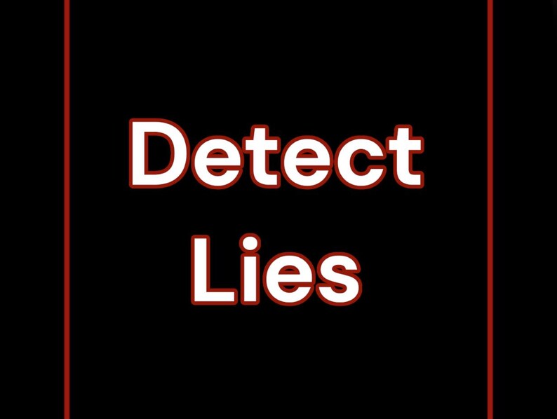 Detect Lies Ability Black Magic White Magic - Inlcudes Power and ...