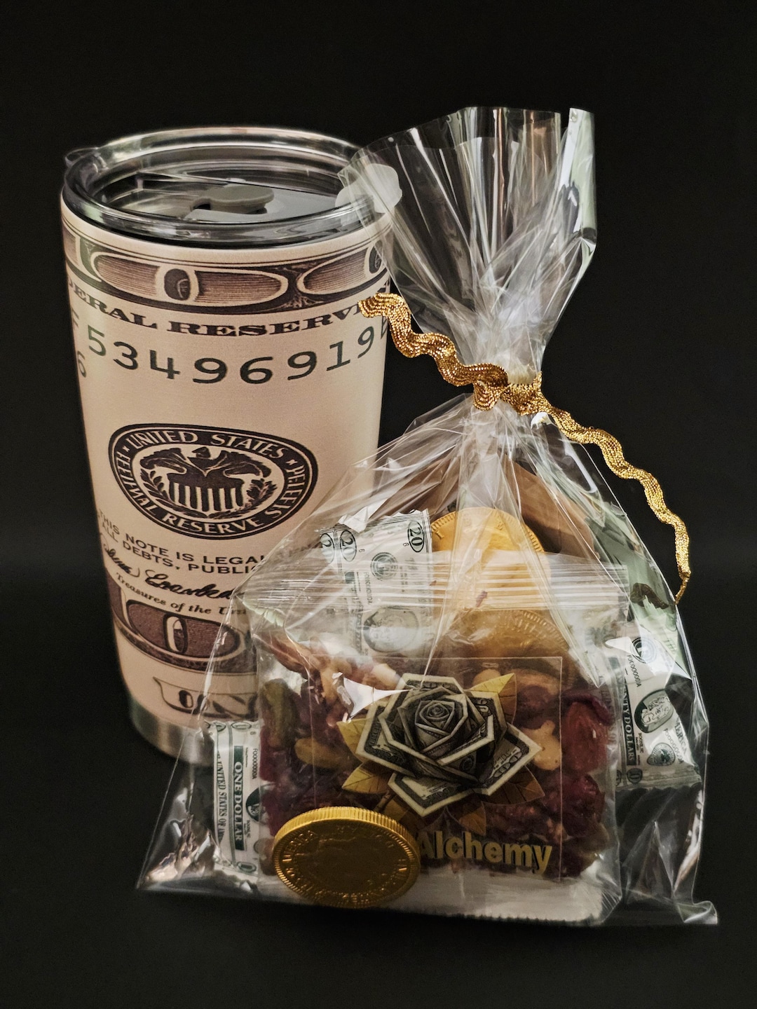 Wealth & Success Gift Set: Money Mug, Gourmet Treats - Etsy