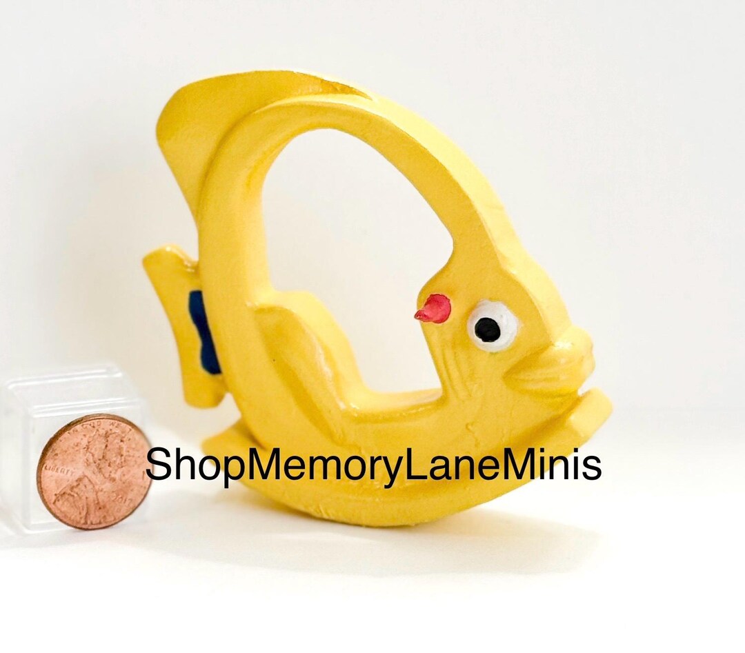 Vintage-inspired Angelfish Rocker — 1:12 Scale Dollhouse Nursery Rocker ...