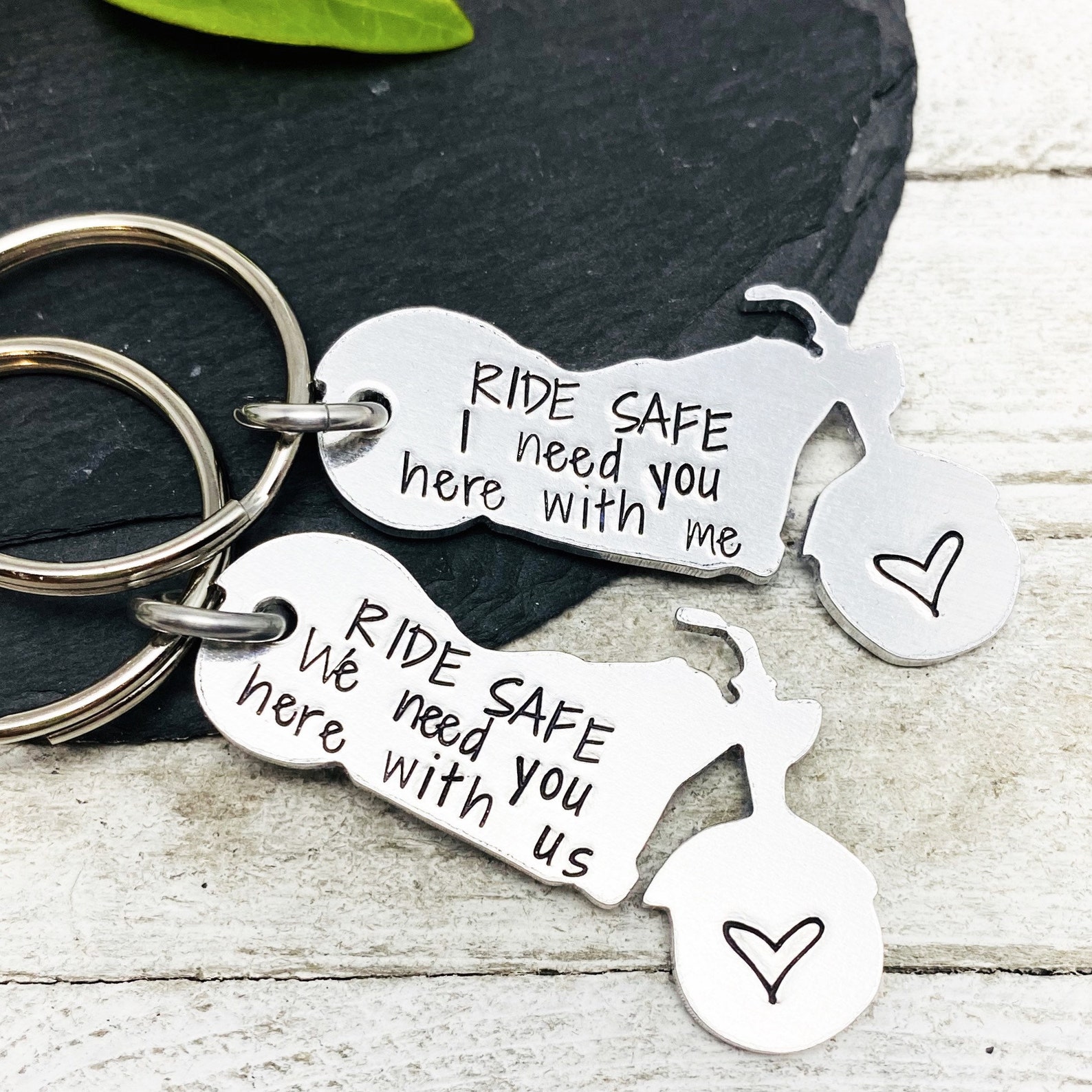 Motorcycle Keychain "ride SAFE Handsome" by Eight9designs - Etsy
