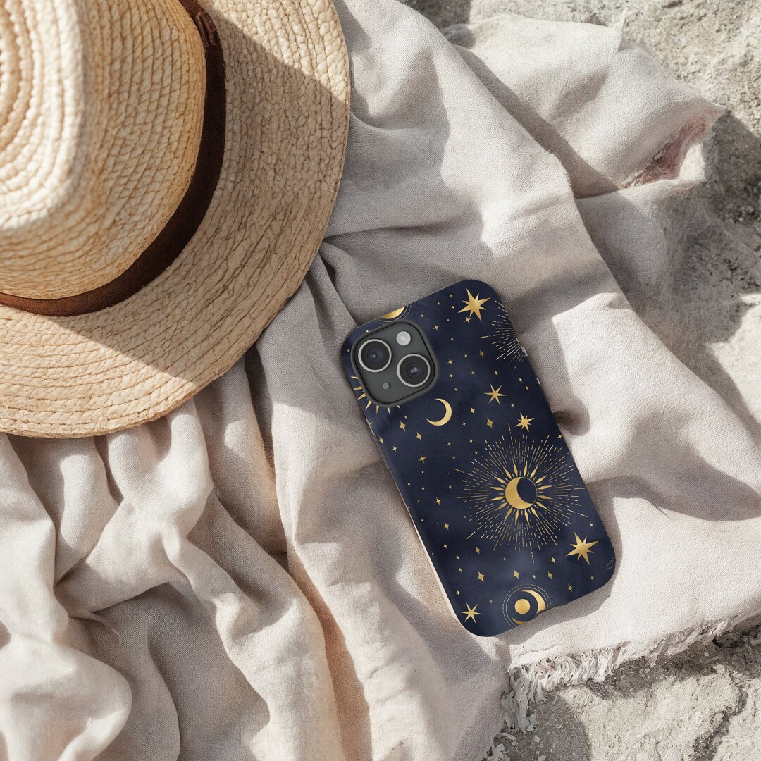 Celestial Phone Case, Starry Night Sky, Moon and Stars, Available as an ...