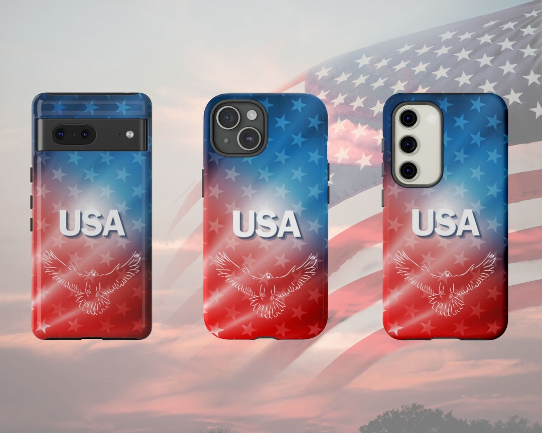 American Flag Cell Phone Case for Iphone, Samsung Galaxy, Google Pixel ...