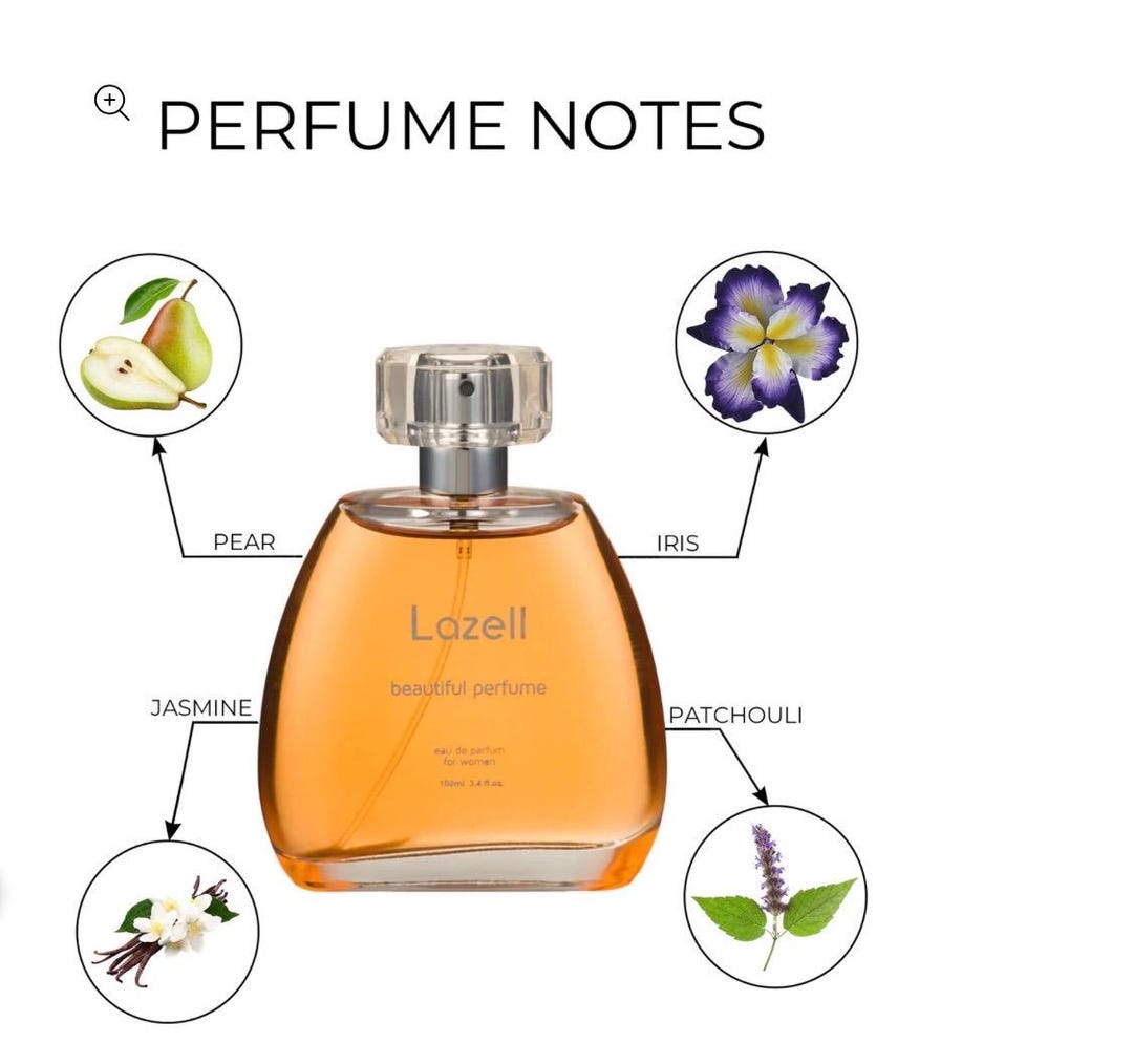 Lazell EDP Perfume - Pear, Iris, Jasmine Notes - Etsy