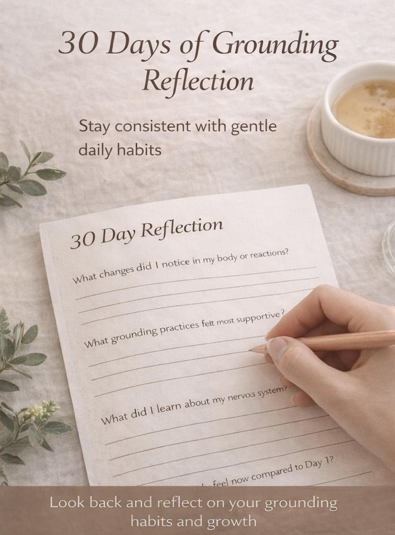 Nervous System Grounding Journal | 30 Day Reset & Regulation Workbook ...