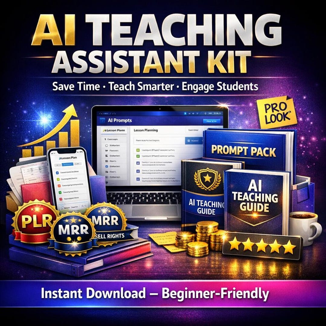 Artificial Intelligence Teaching Assistant - PLR MRR Resell Rights - Etsy