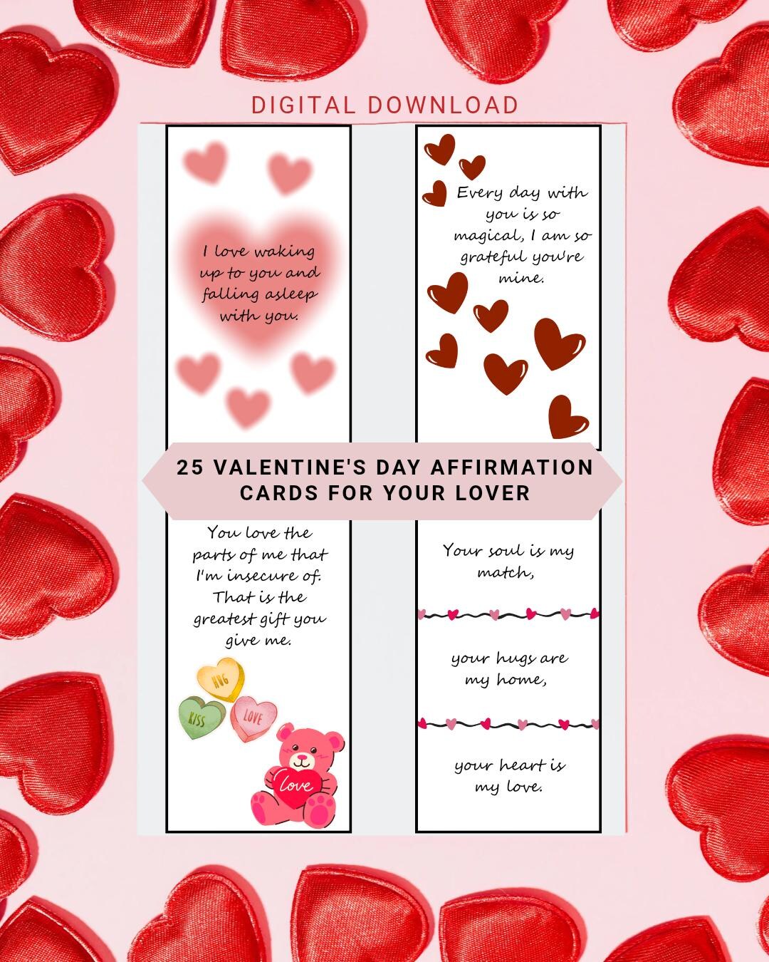25 Heartfelt Love Affirmation Cards for Couples | Romantic Valentine's ...