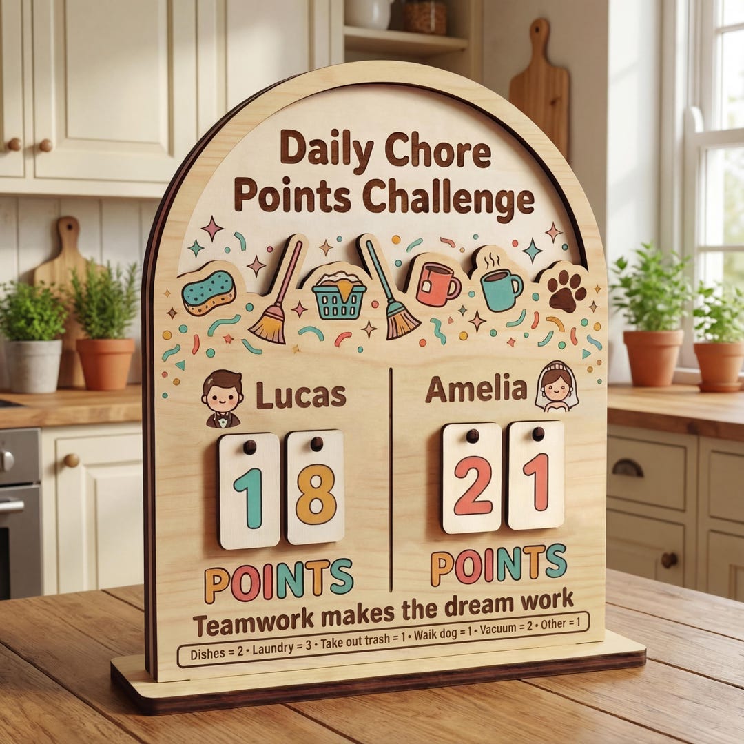 Personalized Chore Chart, Couples Reward System, Housewarming Gift - Etsy