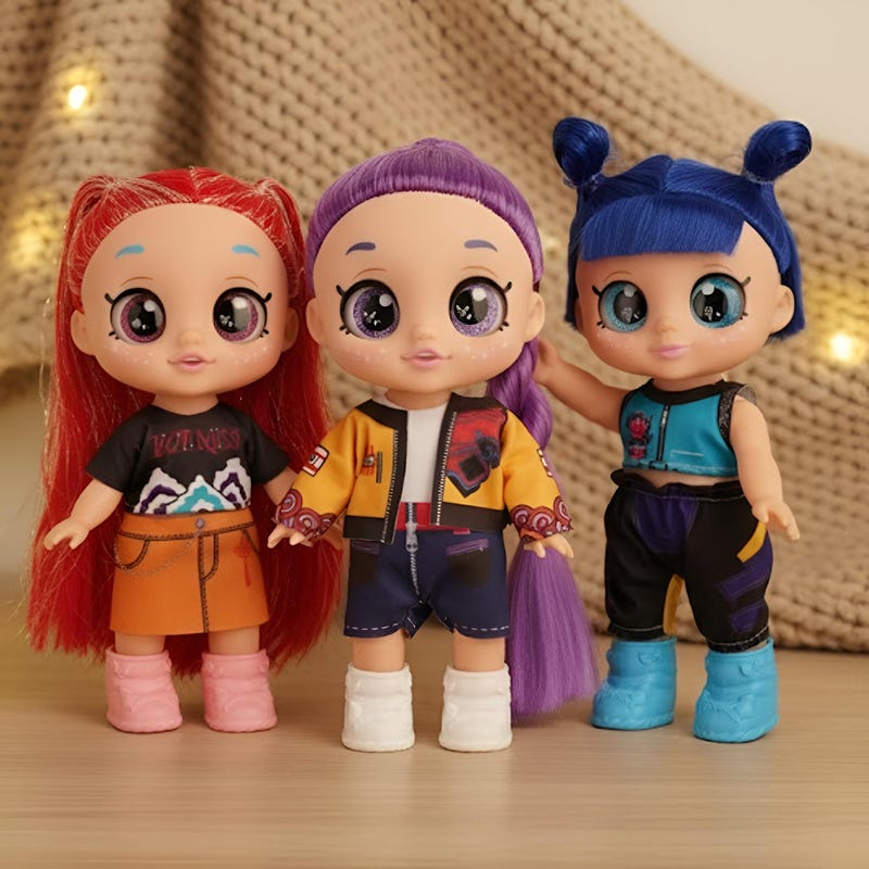 Purple Anime Figures - Etsy