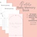 Baby's First Memory Book Printable 87 Pages Digital Baby Memory Book ...