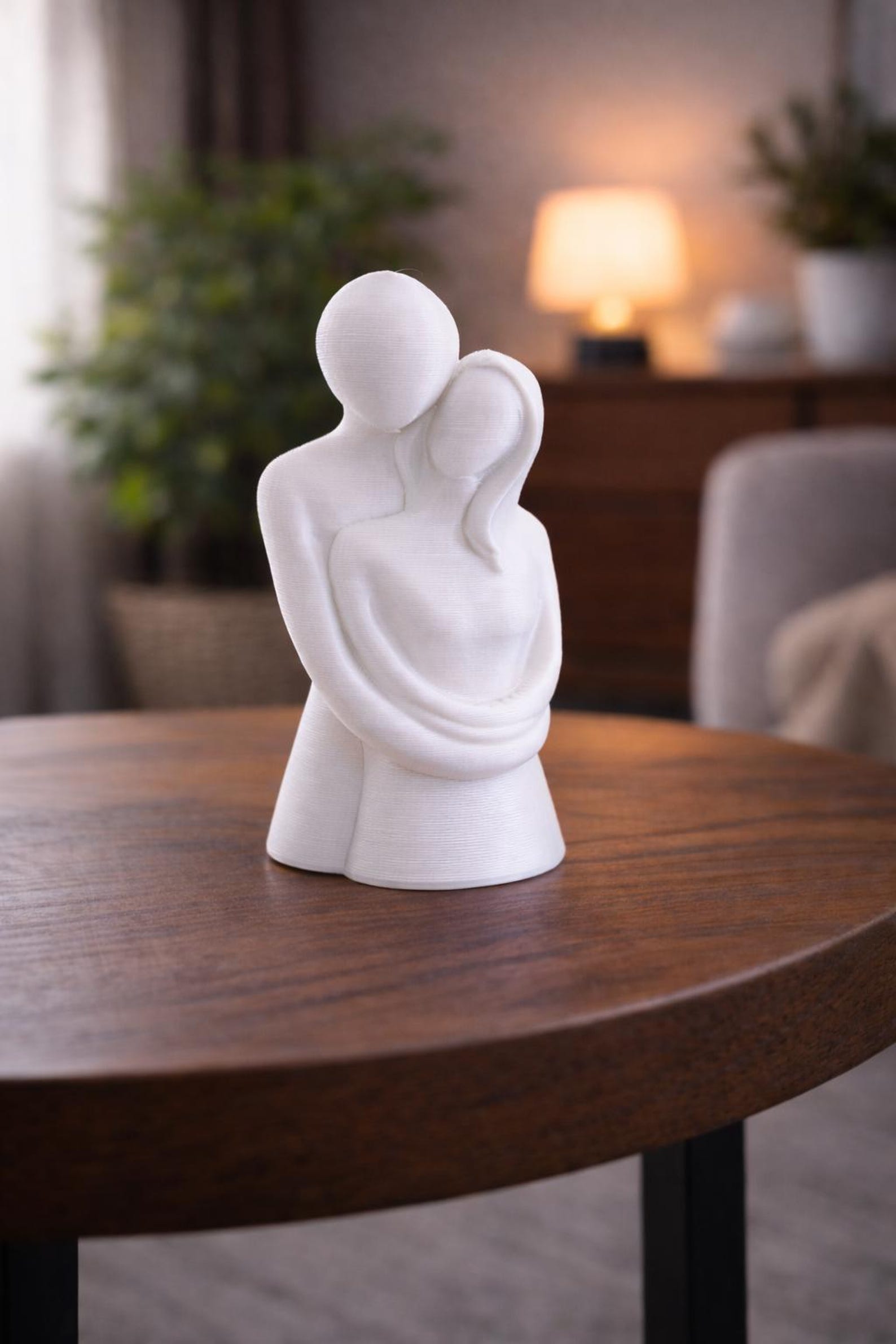 Loving Couple 3D Printed Statue | Romantic Gift for Couples ...