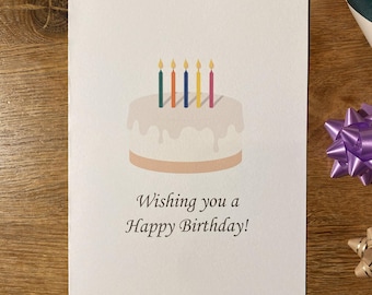 Printable Birthday Card | Downloadable Digital Instant Download | Color ...