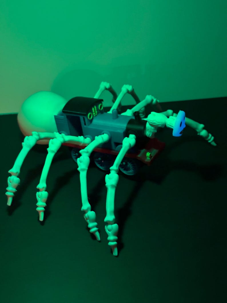 Cursed Spider Train Horror Monster Figure 12” | Inspired by Thomas the ...