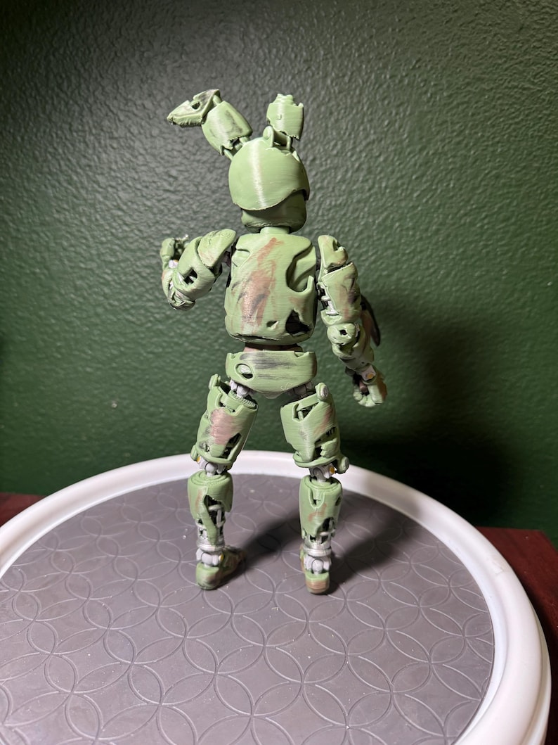 FNAF Withered Bonnie Inspired Flexi-articulated-fidget-cartoon-3d ...