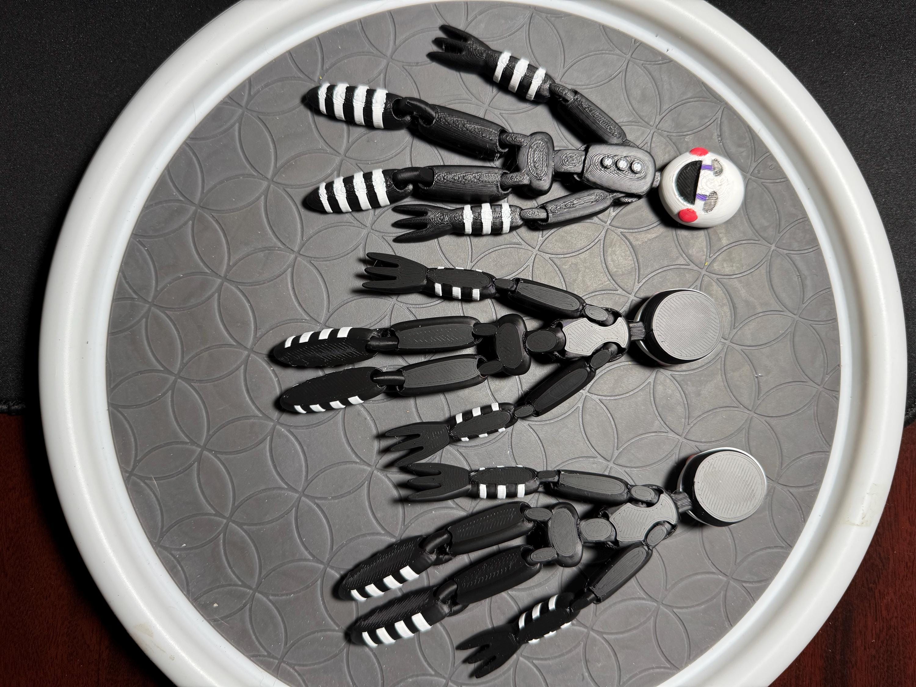 FNAF Puppet Inspired Flexi-articulated-fidget-cartoon-3d Printed - Etsy