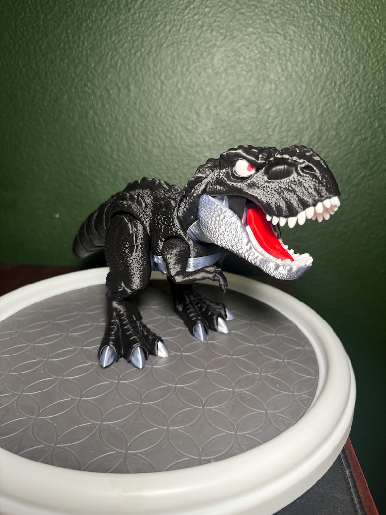 Articulated Omega Rex Dinosaur Toy, 3D Printed Flexi Dino - Etsy