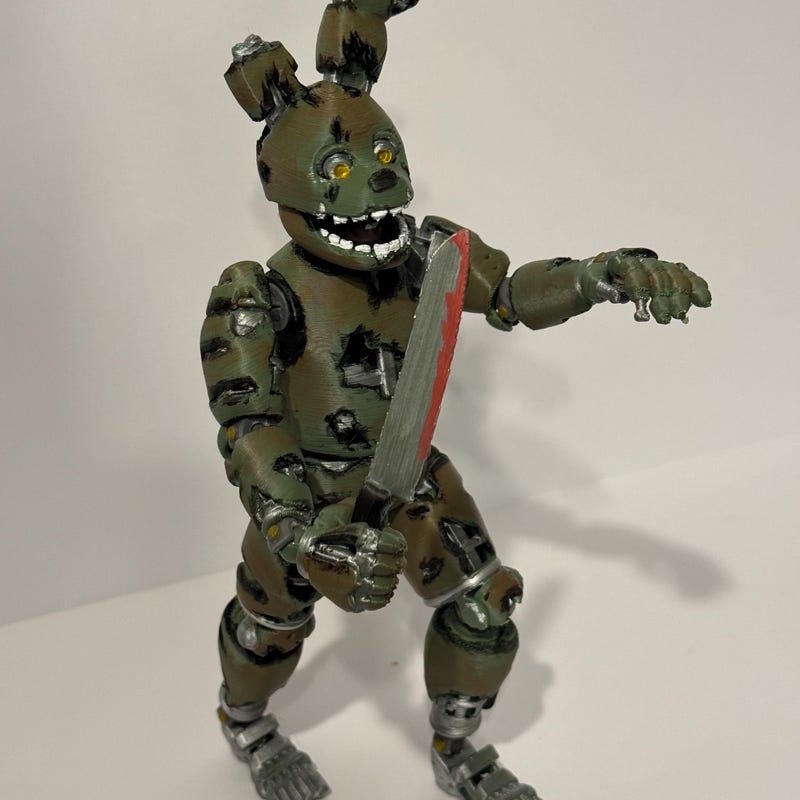 Action Figure Withered Freddy - Etsy
