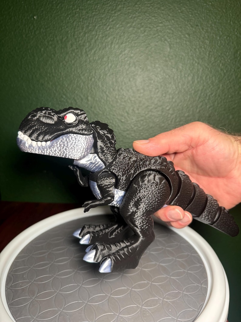 Articulated Omega Rex Dinosaur Toy, 3D Printed Flexi Dino - Etsy