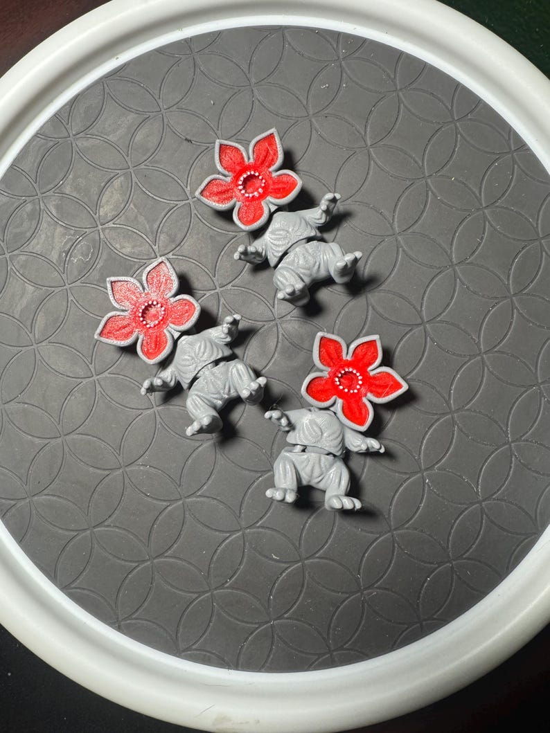 Upside-down Inspired Monster Figure – Flower Head Horror Creature – Sci ...