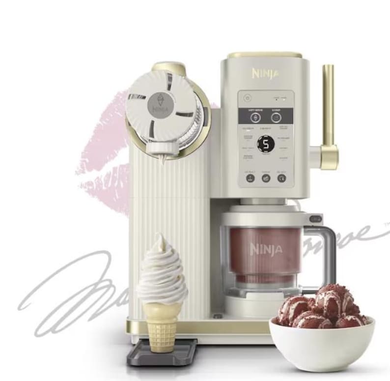 Ninja Frozen Treat Maker, Soft Serve Ice Cream Machine, 13-in-1 Dessert ...