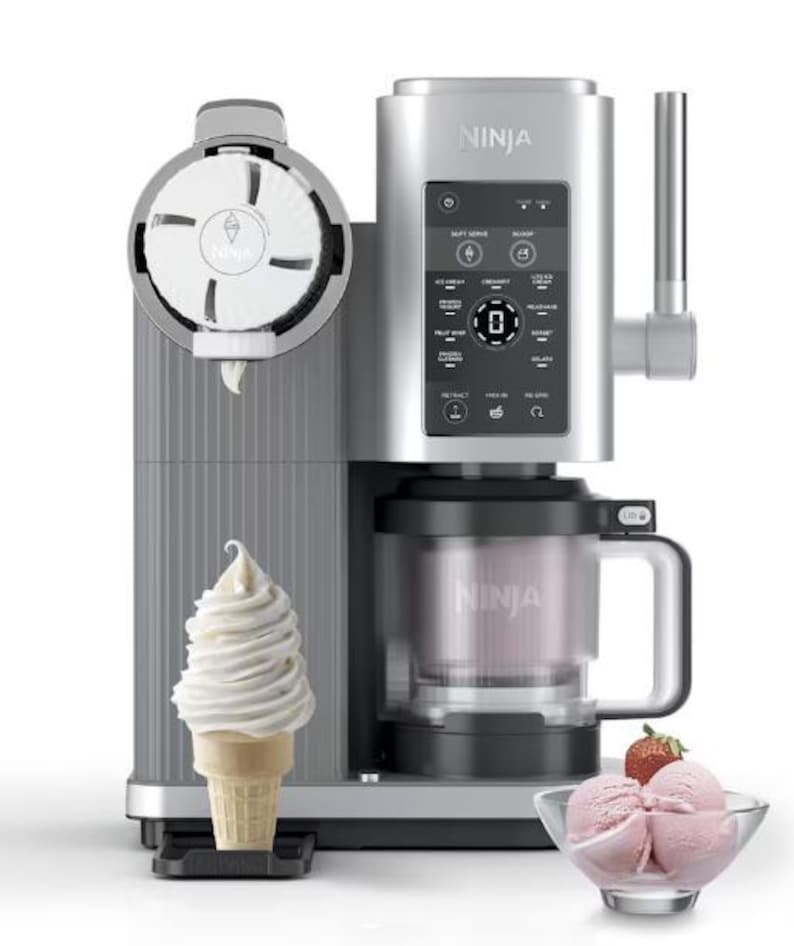 Ninja Frozen Treat Maker, Soft Serve Ice Cream Machine, 13-in-1 Dessert ...