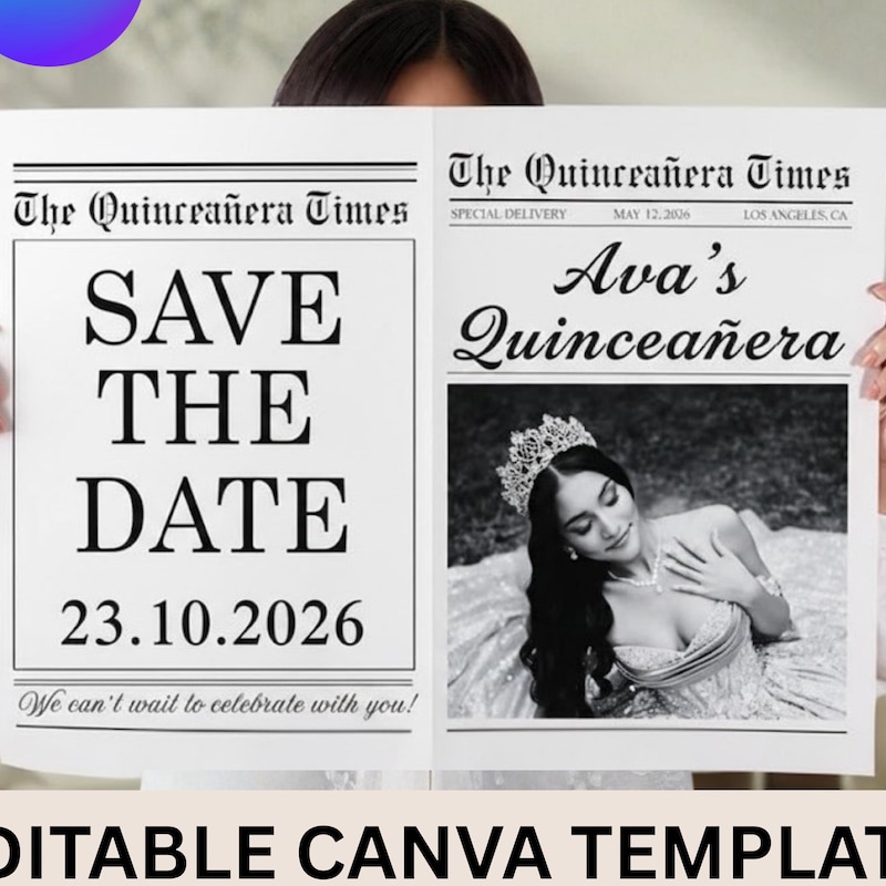 Save the Date Quinceanera - Etsy