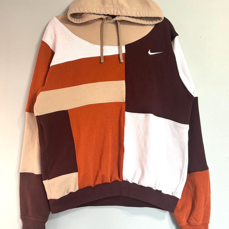 Upcycled Nike Hoodie Men - Etsy