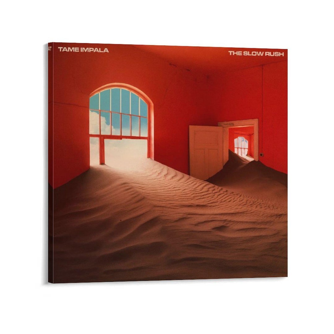 Tame Impala the Slow Rush Album Art Canvas Print - Psychedelic Rock ...