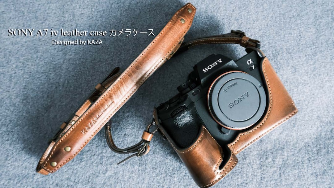 Cow Leather Case for SONY A7IV / A74 / A7R5 / A7SIII / A1 Include ...