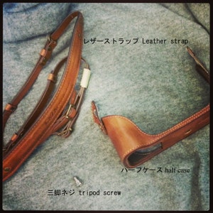 Nikon DF Leather Case , Vintage Brown Half Case + Strap - Etsy