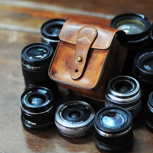 Leather Case for Assorted Camera Lens , Lens Bag , Lens Storage - Etsy