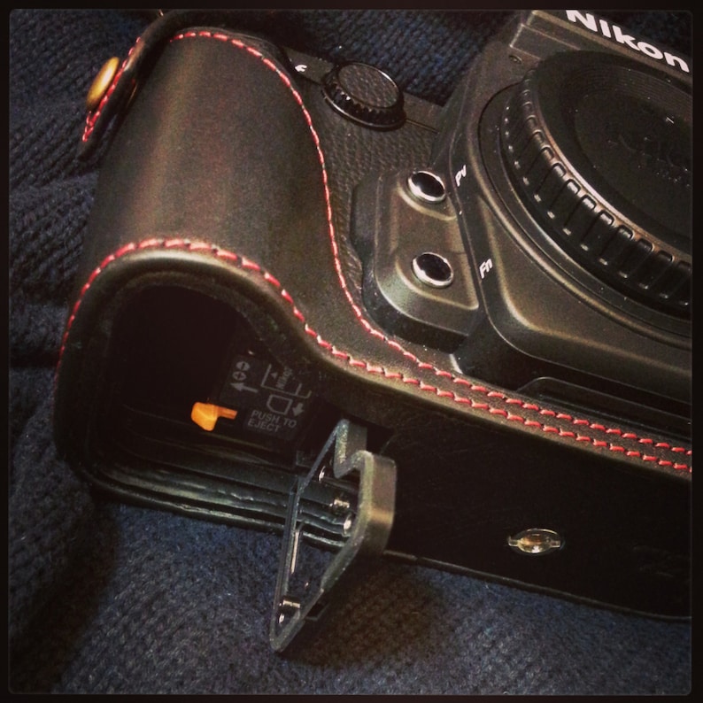 Nikon DF Leather Case Black Half Case | Etsy