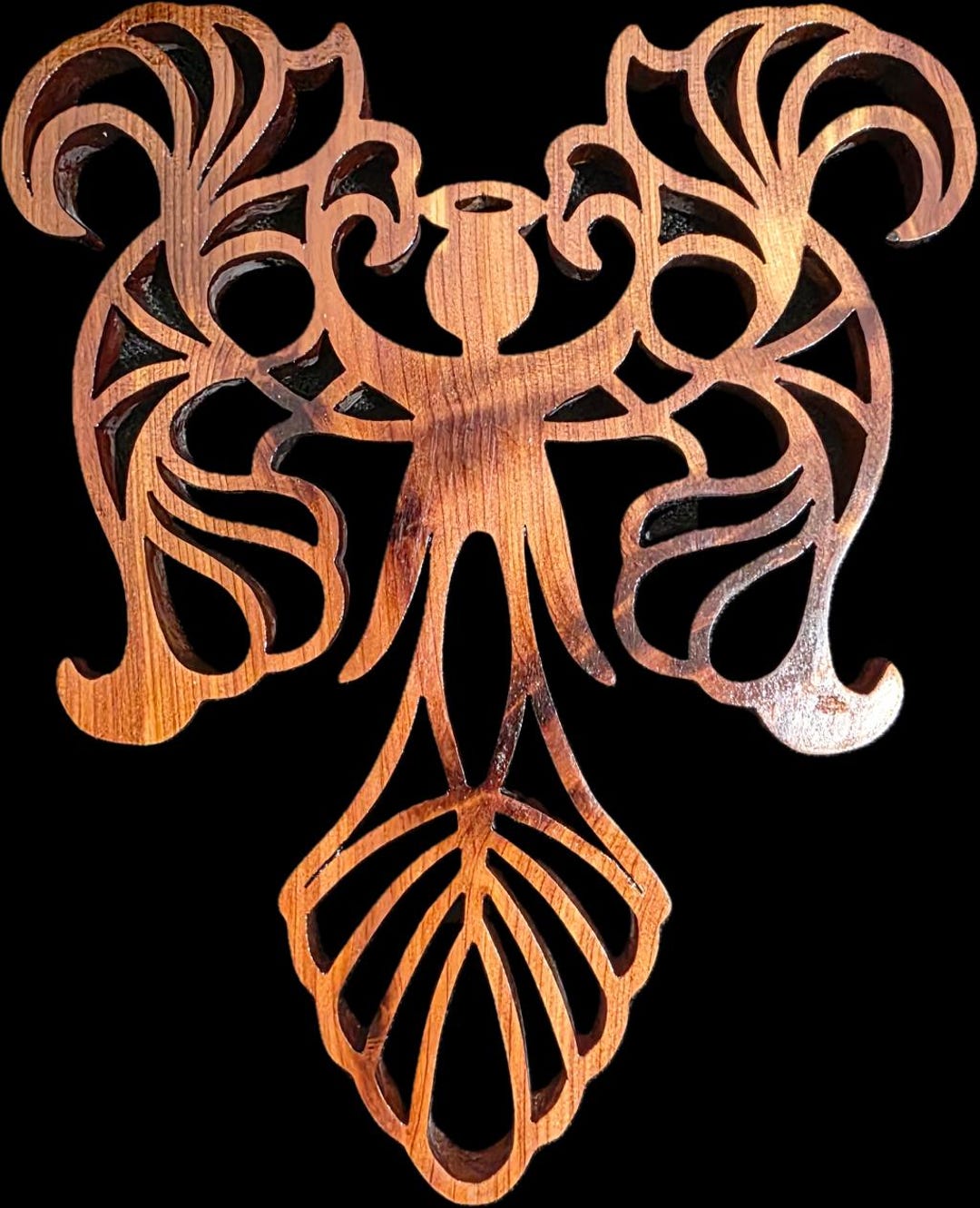 Red Cedar Scrolled Angel Wall-hanging - Etsy