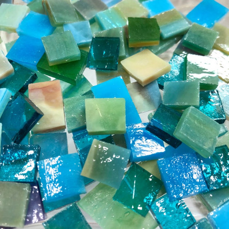 Stained Glass Mosaic Tiles - Etsy