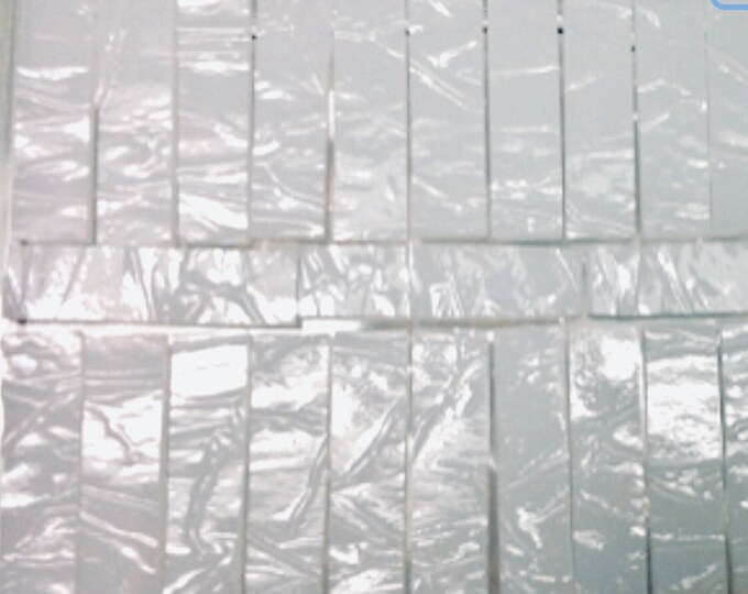 BORDERS KRINKLE Milk Glass White Glass Mosaic Tile J6 - Etsy