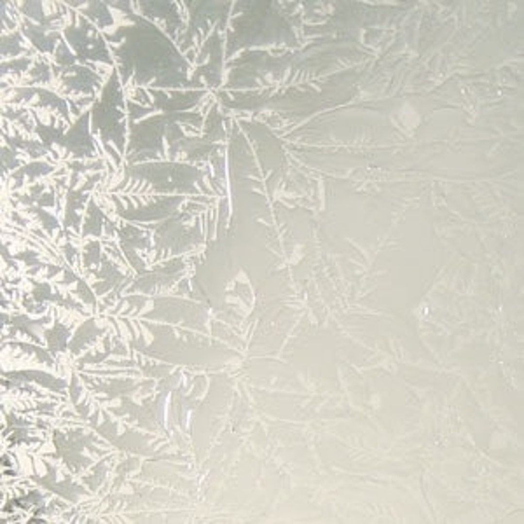 JACK FROST CLEAR Frosted Window Stained Glass Tile C8 - Etsy
