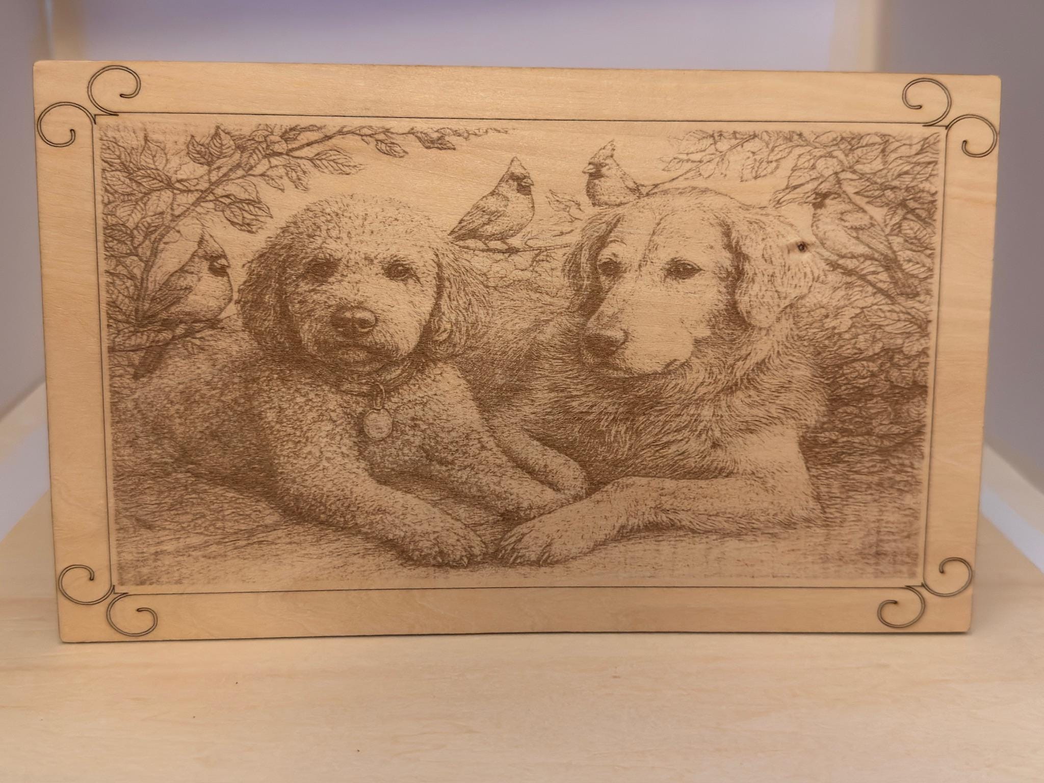 Laser Engraved Photo Portrait on Basswood • Personalized Gift With ...