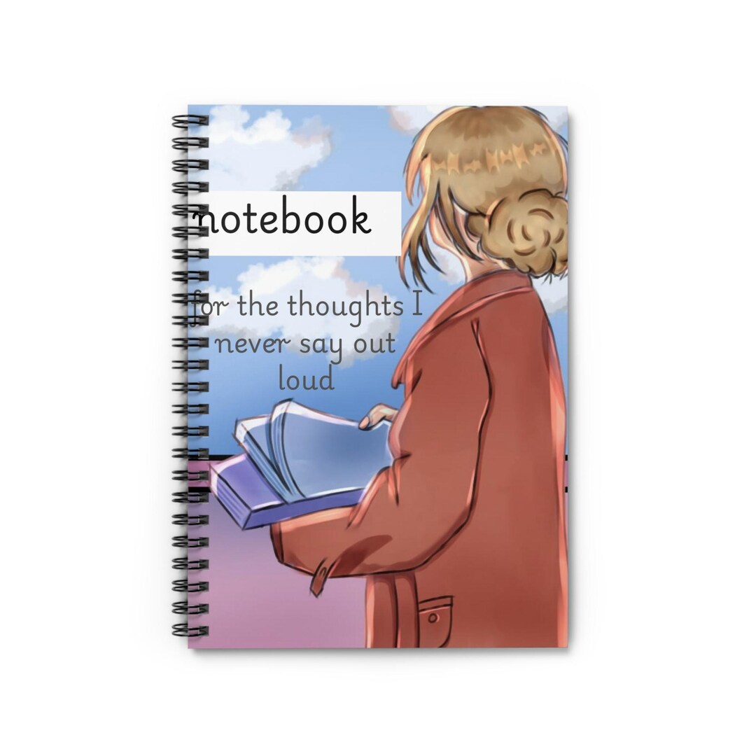 Thoughts I Never Say Out Loud Spiral Notebook | Ruled Journal - Etsy