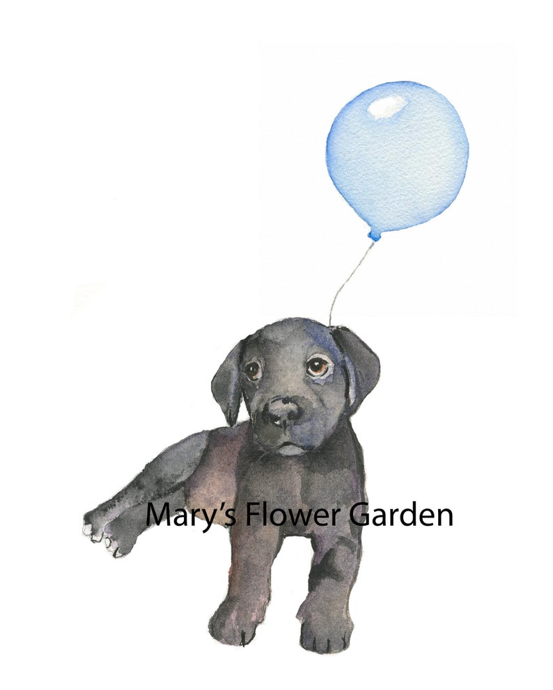 Black Labrador Retriever Watercolor Prints, Black Lab Art, Gifts Black ...