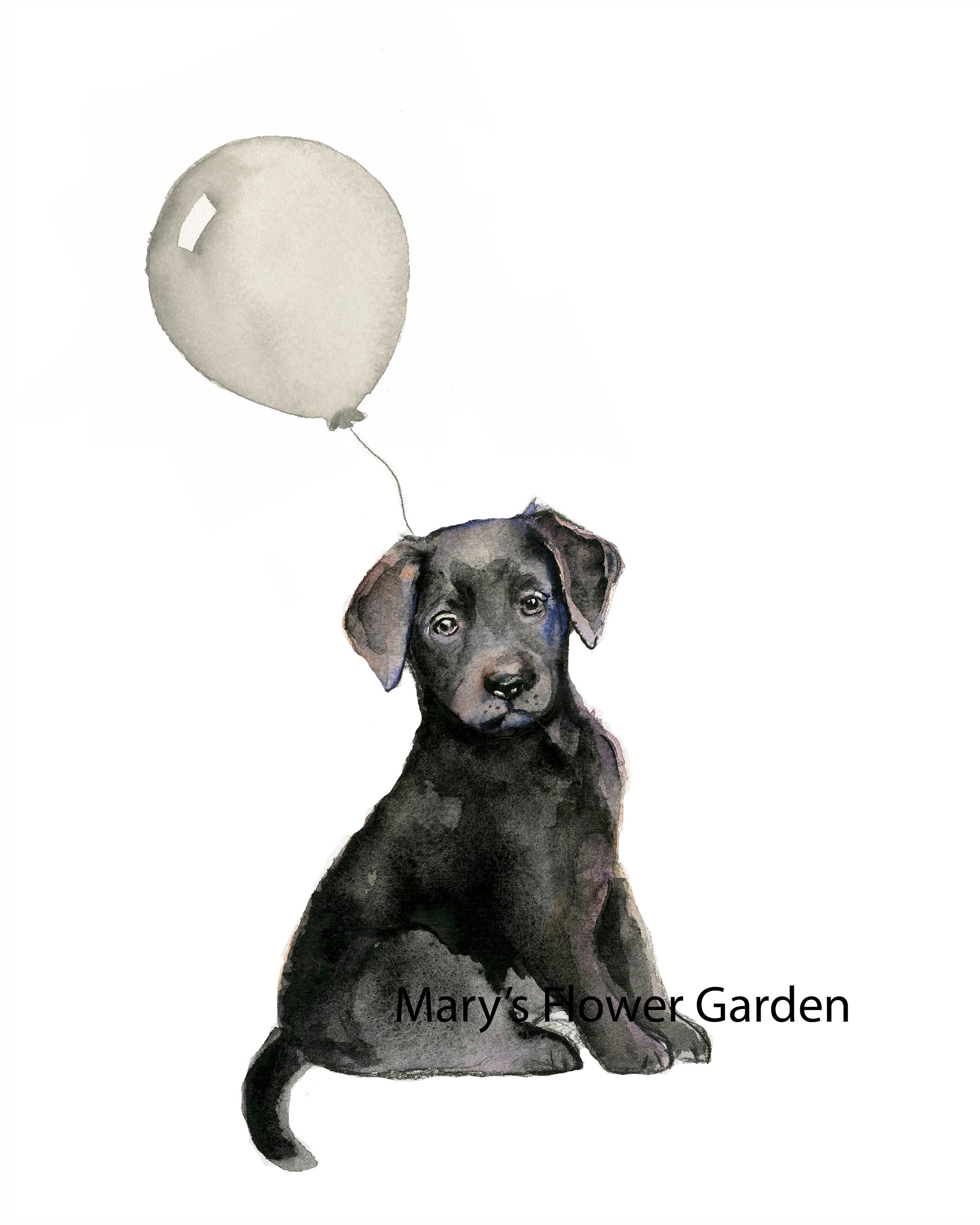 Black Lab Baby Nursery, Gray Nursery, Black Labrador Retriever Print ...