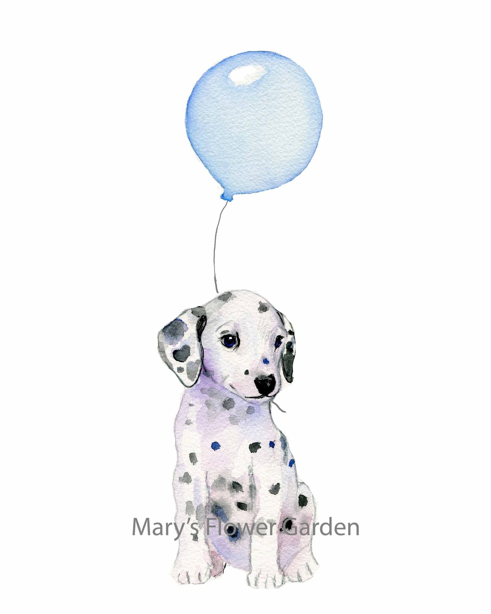Dalmatian Watercolor Prints Dalmatian Puppy Nursery Set Dog - Etsy