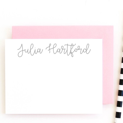 Personalized Thank You Notes Custom Stationery Set - Etsy