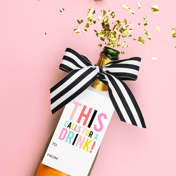 Custom Wine Bottle Hang Tags - Etsy