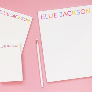 Girls Notepads Personalized Notepad for Girls Kids - Etsy