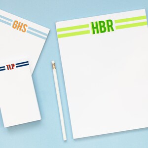 Personalized Monogram Notepads - Custom Note Pad for Boys - Boys ...