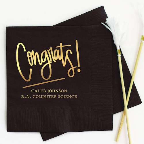 Personalized Graduation Napkins Class of 2022 Graduation - Etsy Personalized Graduation Napkins Class of 2022 Graduation - Etsy